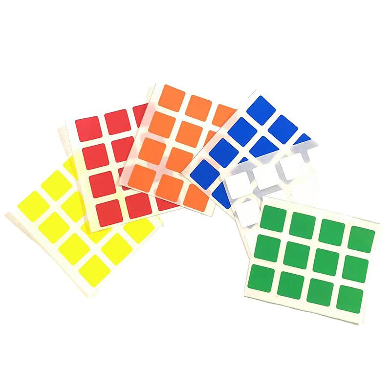 Pelekat Kiub Kelajuan, Berkualiti Tinggi, Warna Cerah, 3x3, Mainan ...