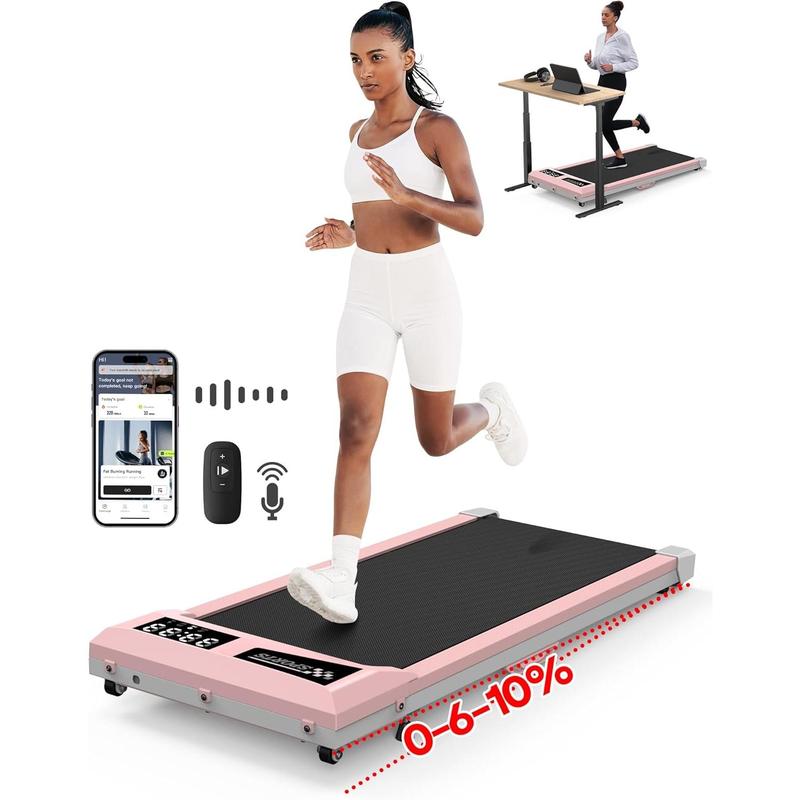 WELLFIT 2025 Smart Walking Pad Treadmill with 10% Incline & - TikTok Shop