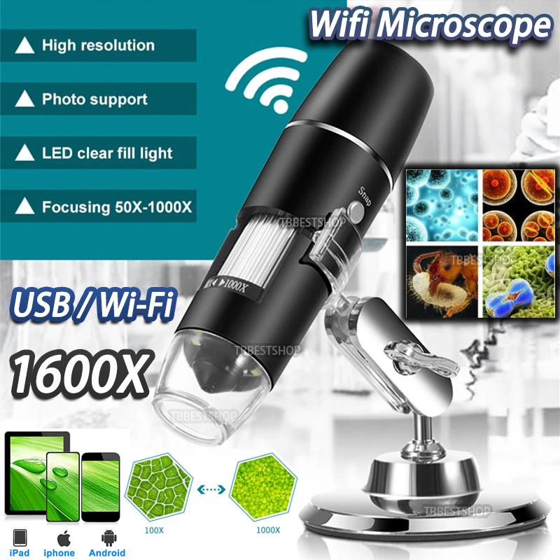 1600X HD Microscope USB Microscope with Bracket Magnificatio - TikTok ...