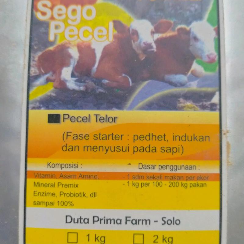 Premix Sego pecel telor.premix untuk pertumbuhan Pedet - Shop | Tokopedia