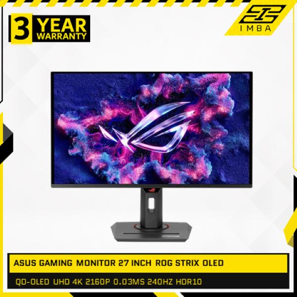 Promo ASUS OLED GAMING MONITOR 27 INCH ROG STRIX OLED XG27UCDMG QD-OLED ...