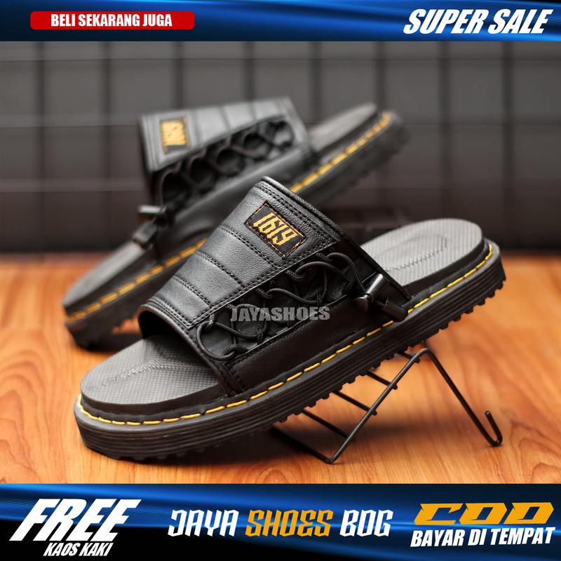 DOKMART Sendal Docmart Pria Original Distro Simple Kekinian Sandal ...