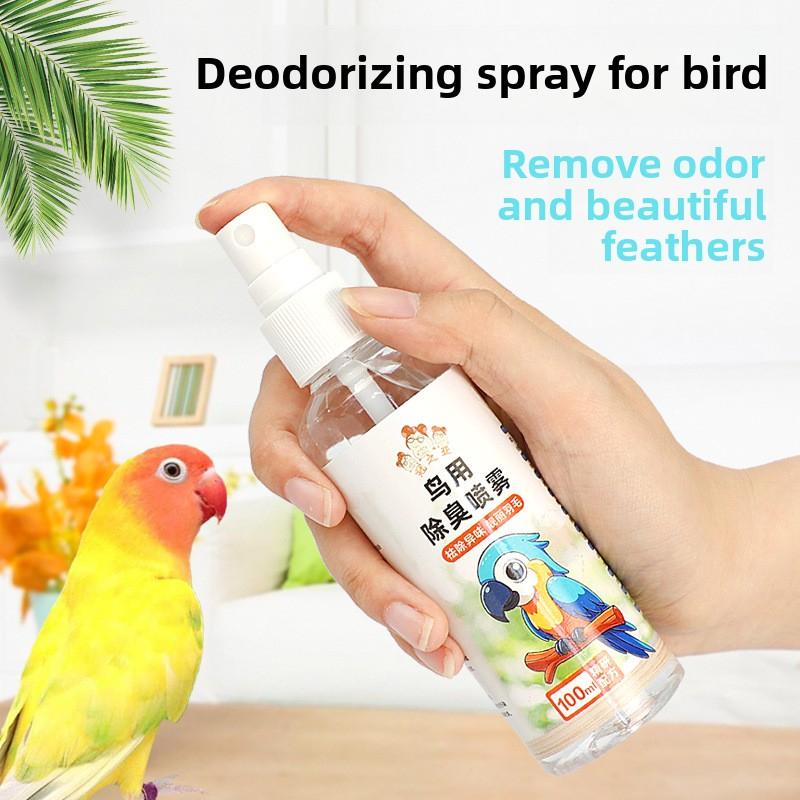 Parrot Deodorizing Antibacterial Spray Birdcage Birdhouse Odor Removal ...