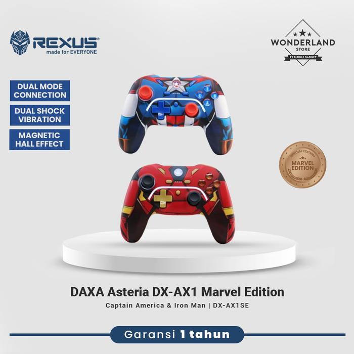 Promo Rexus Gamepad Wireless Daxa Asteria AX1 Marvel / AOT Special ...
