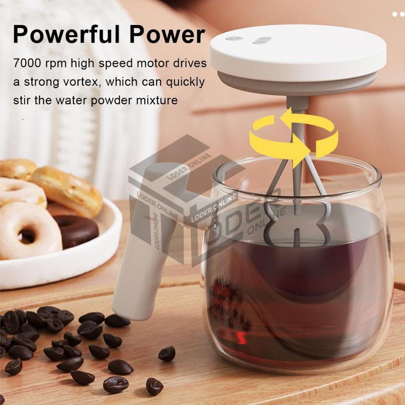 LODER 400ml Cawan Pengadun Elektrik Mug Kacau Sendiri Boleh dicas ...