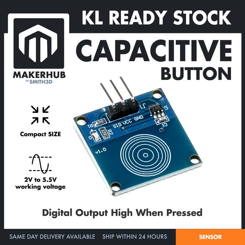 Capacitive Button Touch Sensor Button For Arduino IOT Application ...