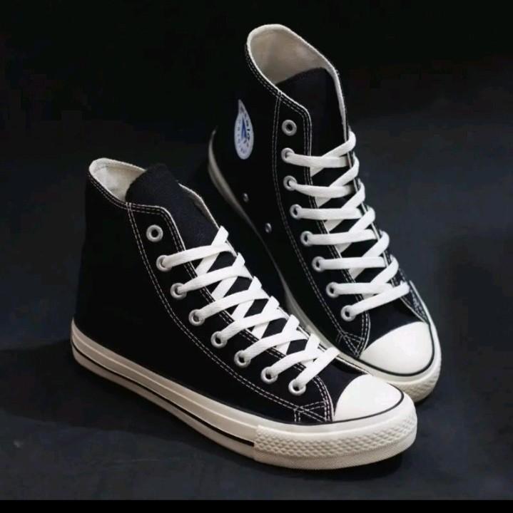 Sepatu all Star boots terbaru terlaris,sepatu al star hitam putih ...