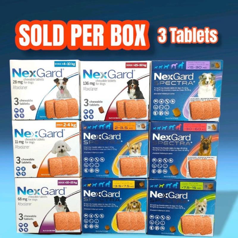 Nexgard Chewable Tablet Anti tick & Flea (SOLD PER BOX) - TikTok Shop ...