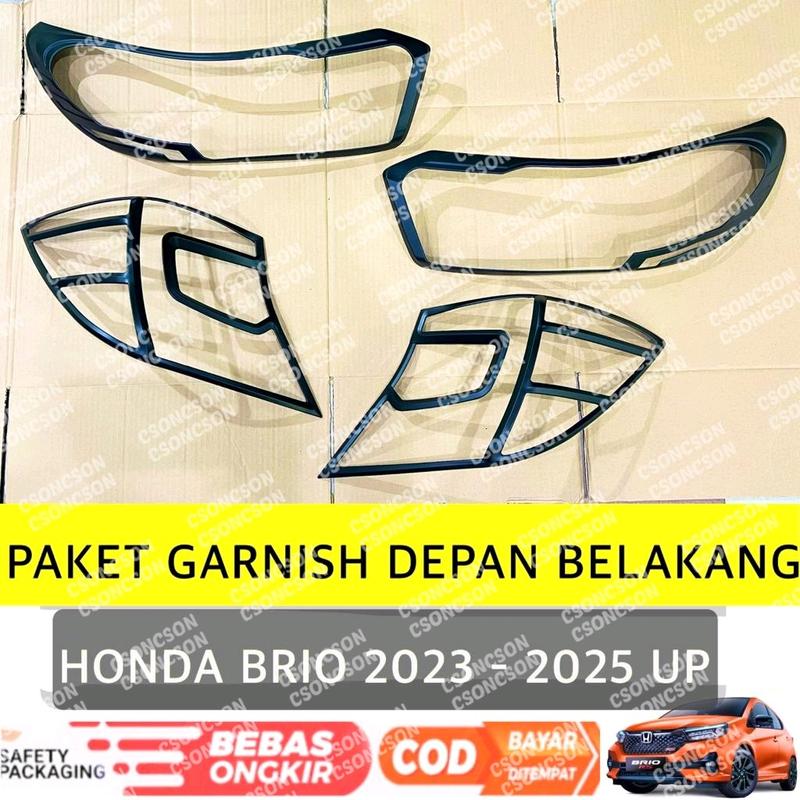 Paket Garnish Lampu Depan Belakang Honda Brio 2023 2024 2025 2026 Up ...