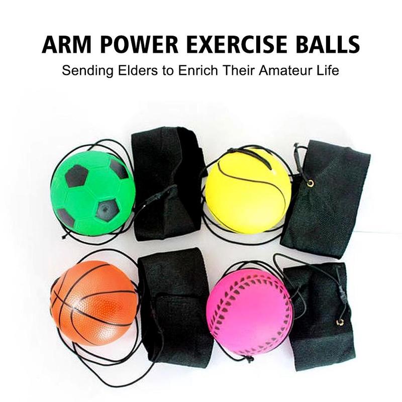 Wrist Ball Arm Power Exercise Balls Elastic Children Bouncy Unisex ...