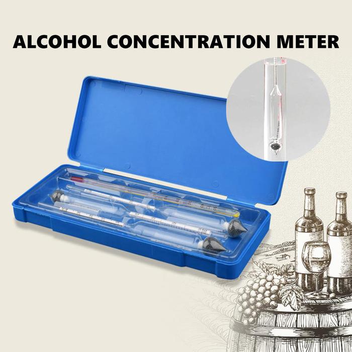 Jual 3PCS Alkoholmeter Alat Ukur Uji Kadar Laboratorium Beer Cairan ...