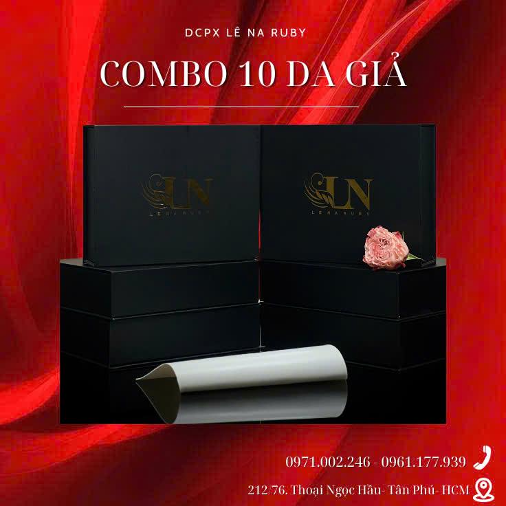 LÊ NA RUBY/ COMBO 10 MIẾNG DA GIẢ TẬP LUYỆN - TikTok Shop Vietnam
