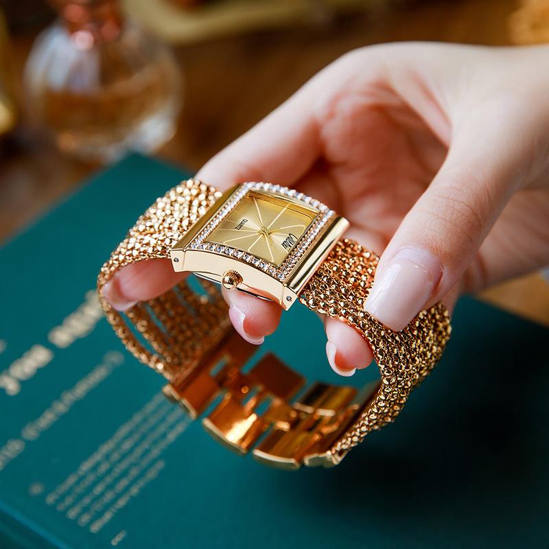Jam tangan kuarza untuk wanita, berkualiti tinggi, fesyen wanita ...
