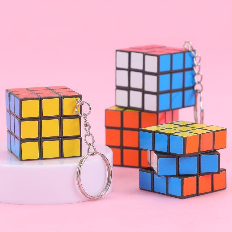 Rantai Kunci Kiub, Saiz Mini 3CM, Kiub Ketiga, Teka-teki Kiub, - TikTok ...