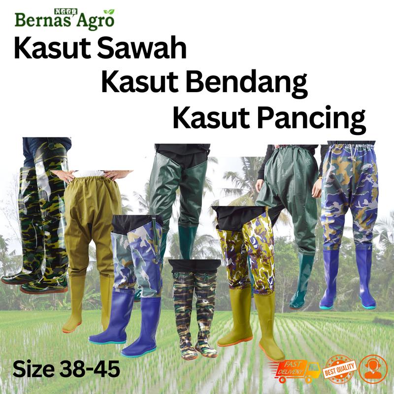 Kasut Panjang Sawah Padi Kasut Bendang tinggi Kasut Pancing Fishing ...