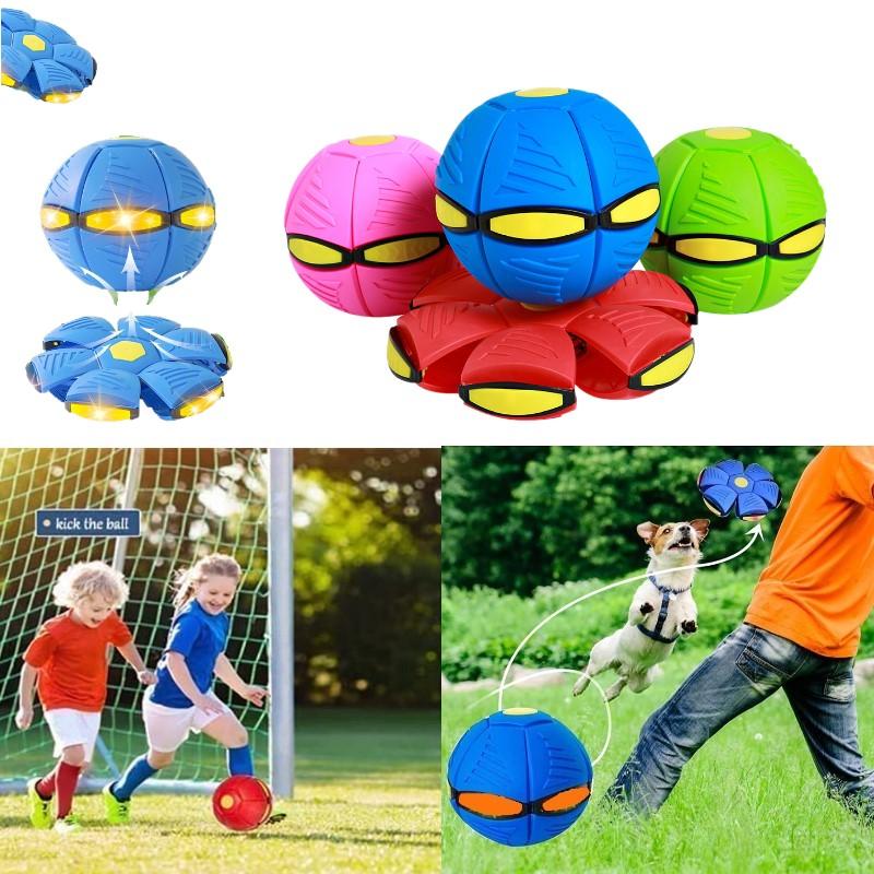 Kids Flat Throw Disc Ball Flying UFO Magic Balls with For Children's ...