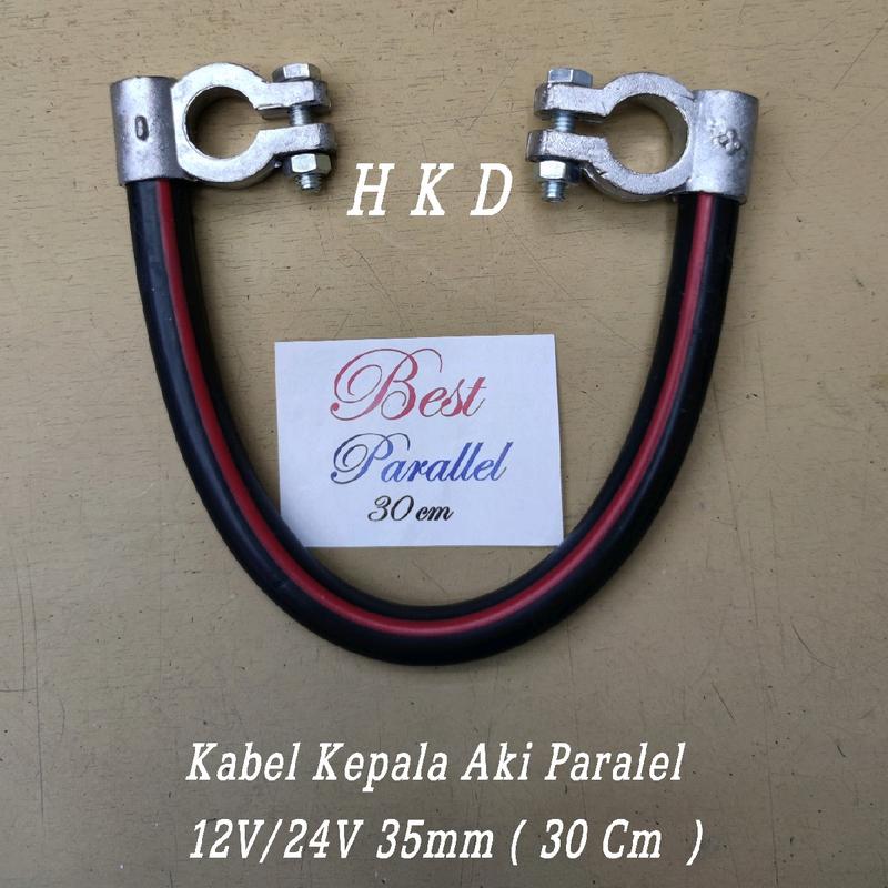 KABEL KEPALA AKI ACCU PARALEL 12V/24V 35MM 30CM " BEST " - Shop | Tokopedia