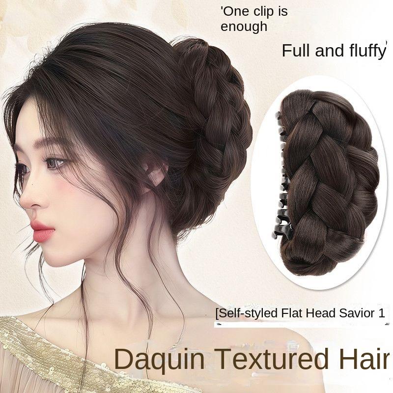 Twist Bun Hairpiece - Realistic Fake Hair Clip for Voluminou - TikTok ...