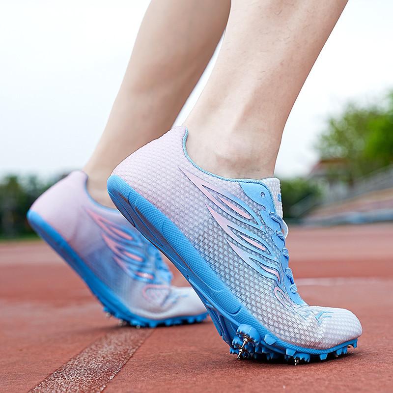Men Women Professional Spike Shoes Track And Field Running Sports Shoes ...