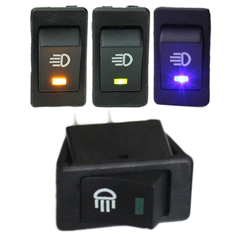 Color Boat Shape 12V 35A Car Fog Light LED Dashboard Switch #267741 ...