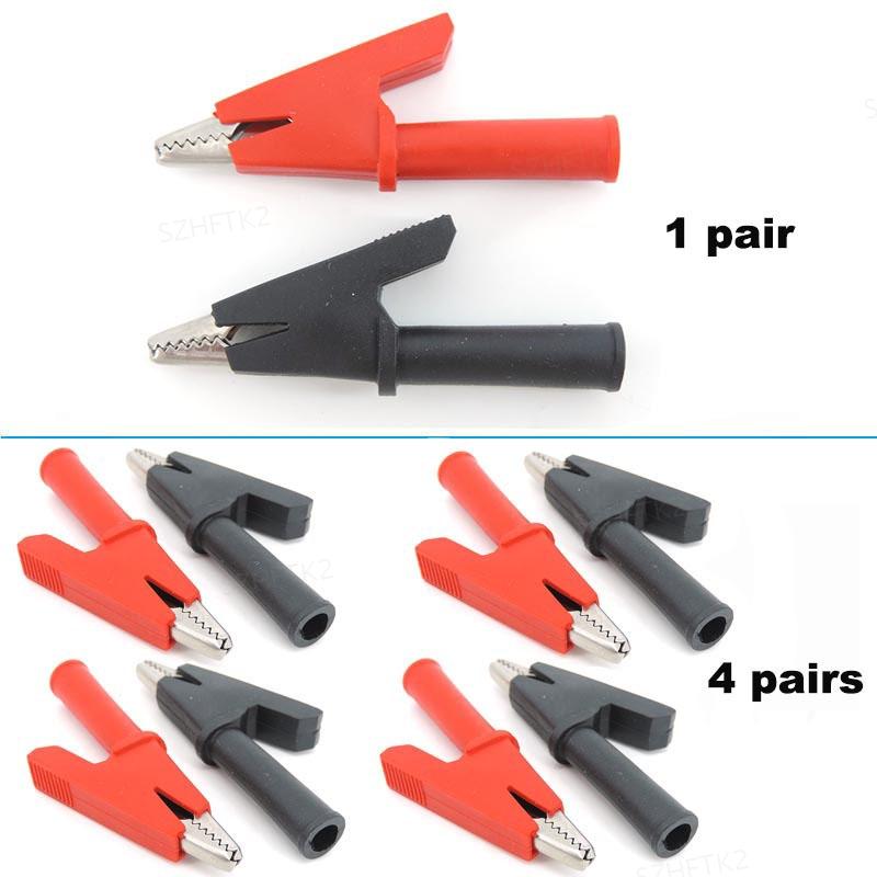 Crocodile Alligator Clips With 4mm Socket Banana Jack Test Clamp ...