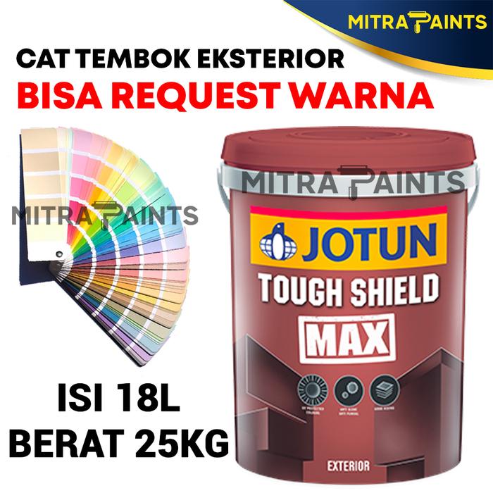 Jual CAT EXTERIOR JOTUN TOUGH SHIELD MAX 18 LITER 25 KG / 1 PAIL CUSTOM ...