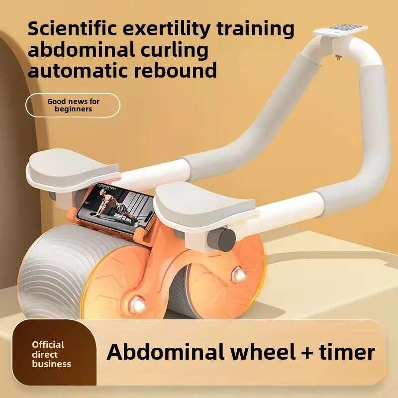 Automatic rebound roller exercise for abdominal muscles, slimming ...