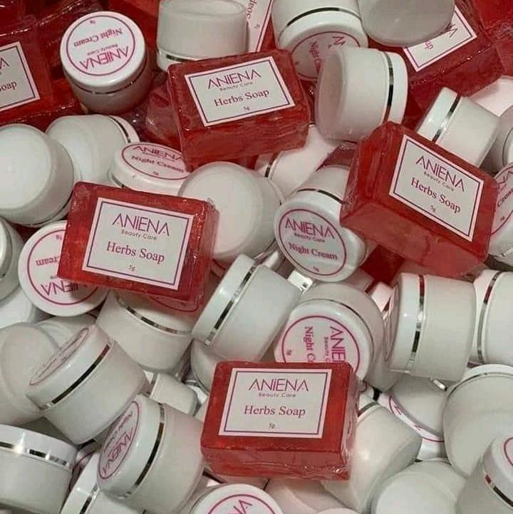 LOSE ITEM ANIENA SKINCARE || SABUN || KRIM SIANG Skin Care - TikTok ...