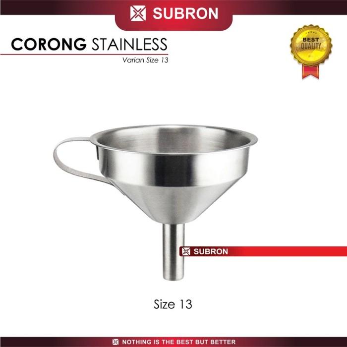 Jual SUBRON Corong Stainless Gagang Serbaguna Tuang Minyak Garam Kecap ...