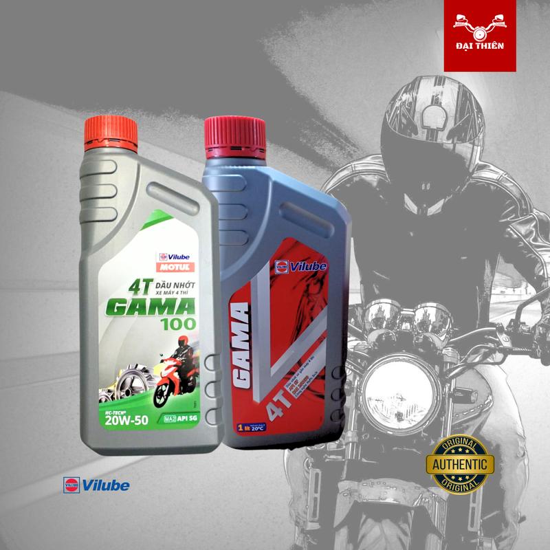 Dầu nhớt Chính Hãng VILUBE GAMA 1L dùng cho xe số 4 thì - TikTok Shop ...