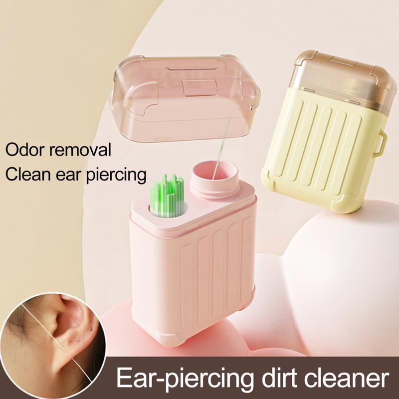 QA_ Travel-size Earring Hole Cleaner Ear Piercing Cleaner Se - TikTok ...