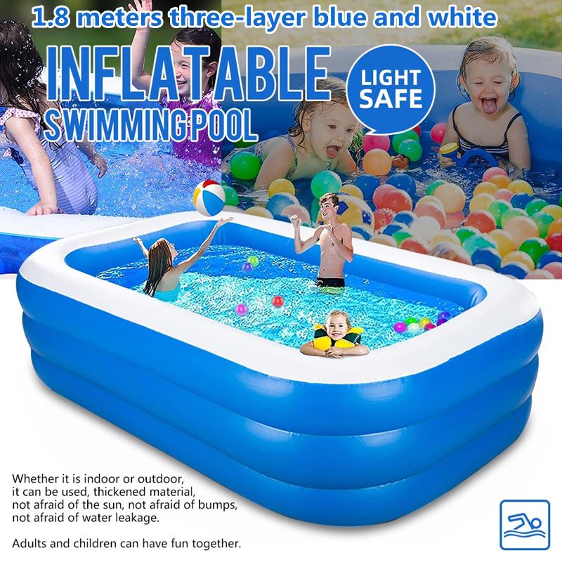 Inflatable Swimming Pools for Children and Adults Family Inflatable ...