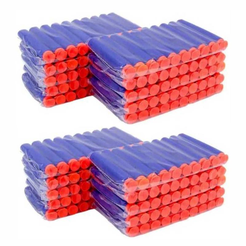 Peluru Nerf Paket 200, 100, 50, 10 Bisa Nempel Dart Bullet Suction ...