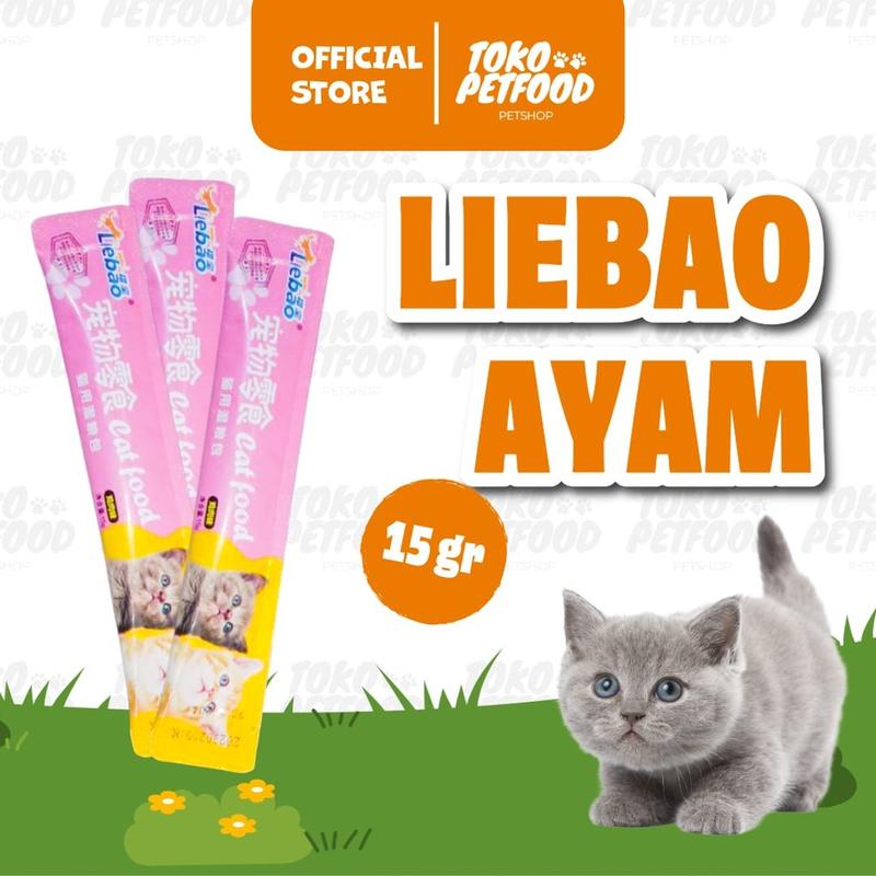 LIEBAO CREAMY CAT - Makanan Snack Cemilan Kucing Adult Kitten Liebao ...