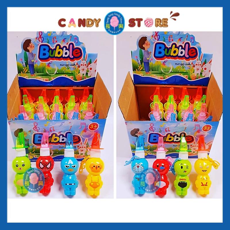 20pcs Cartoon / Hero Bubble Water Stick with Whistle Air Sabun - TikTok ...