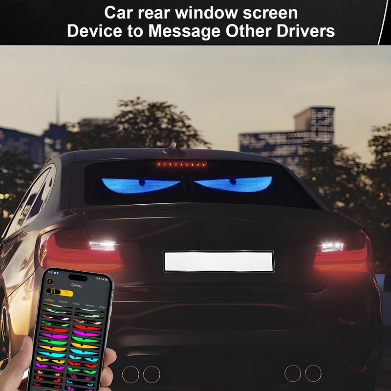 Animated LED Flexible Display With Flashing Devil Eyes, APP ...