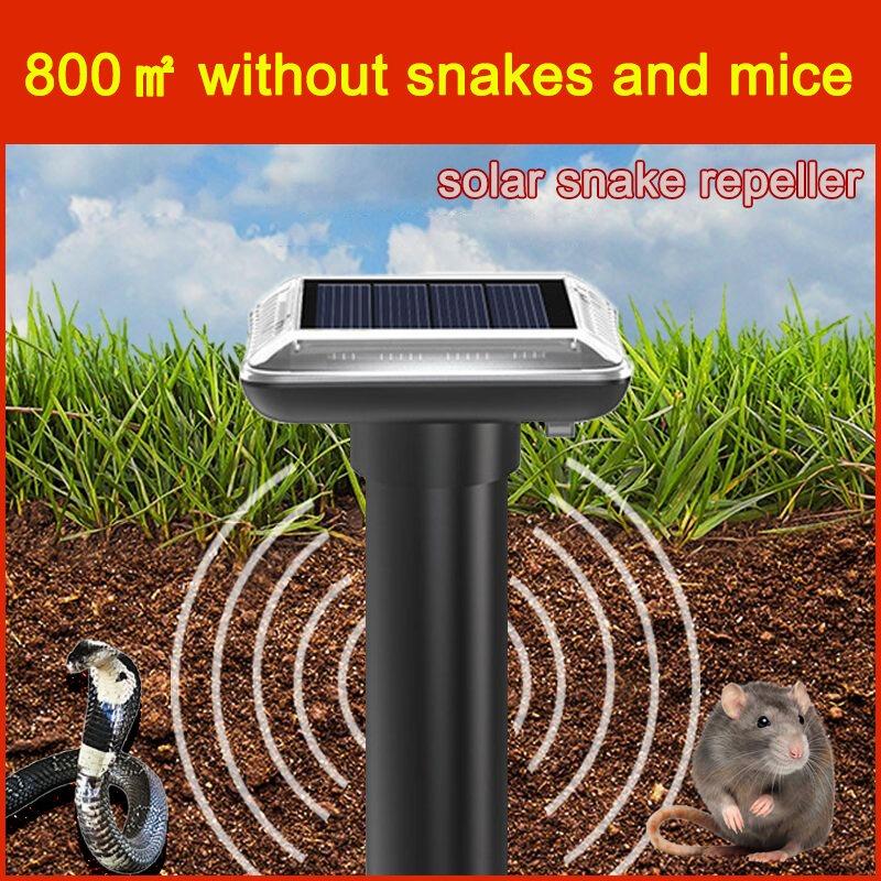 Latest Outdoor Solar Powered Snake Repellent Ultrasonic Snak - TikTok ...