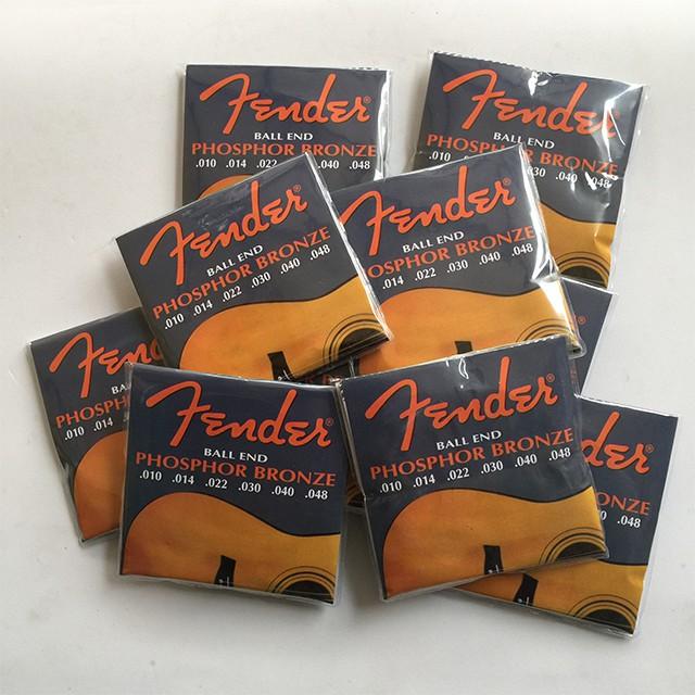 SENAR GITAR FENDER 010 AKUSTIK / PENDER / GUITAR / ACCOUSTIC / STRING ...