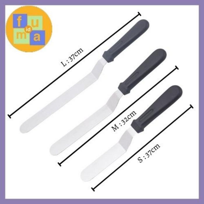 Jual SPATULA POLES CAKE / BUTTER KNIFE CAKE / SPATULA DEKOR KUE ...