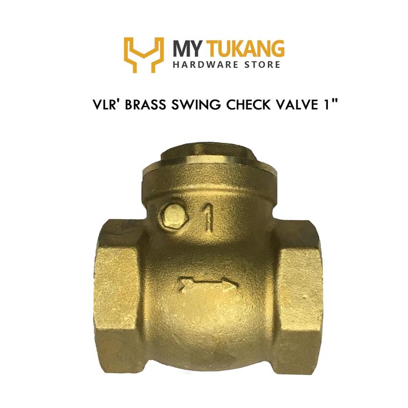 VLR' BRASS SWING CHECK VALVE 1'' - TikTok Shop Malaysia