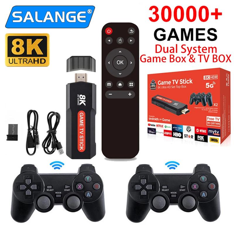 Q9 Game Console TV BOX X2 PLUS 8K Retro Video Games Console with ...