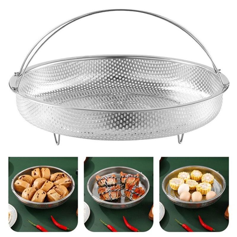 Durable Steamer Shelf Food Steamer Basket with Handle Cooking Utensils ...
