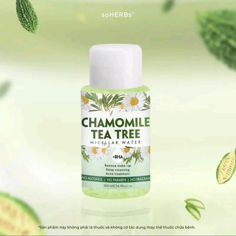 TẨY TRANG CÚC LA MÃ & TRÀM TRÀ - [ Chamomile Tea Tree 200ml ] - TikTok ...