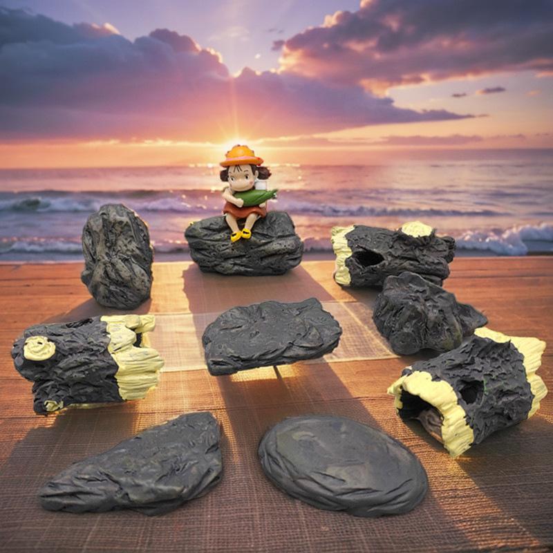 Kraf Resin, Simulasi Batu Flake Kulit, Hiasan Mikro, Hiasan Pokok ...