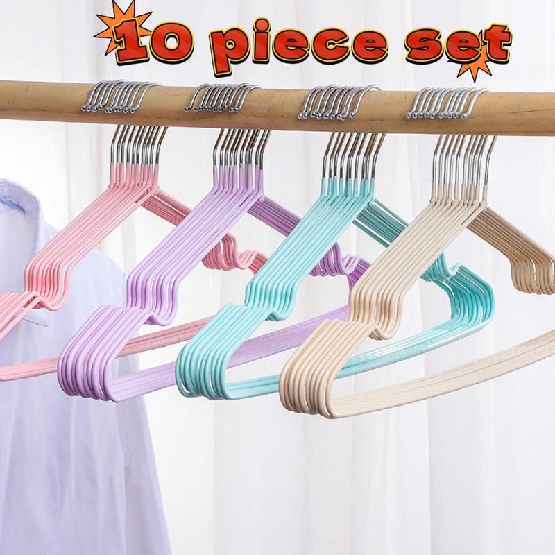 ( Buy 1 Get 9 )10PCS/Lot hanger Stainless Steel Drying Hange - TikTok ...