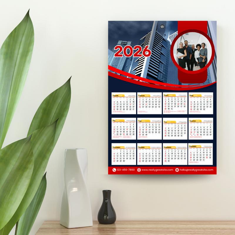 Cetak Kalender 2026 Custom Murah | Kalender Dinding Custom | Kalender ...