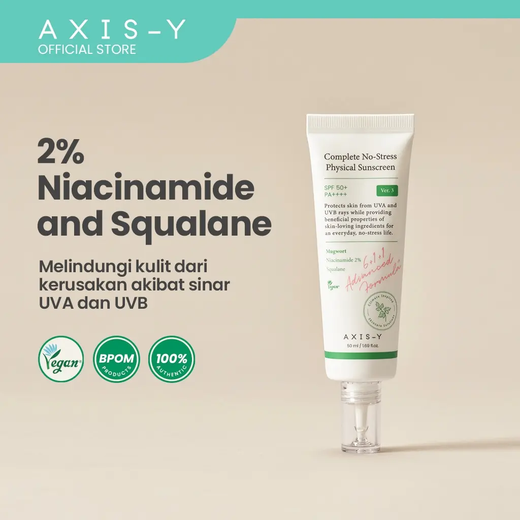 AXIS-Y - Complete No-Stress Physical Sunscreen Version 3 Facial ...