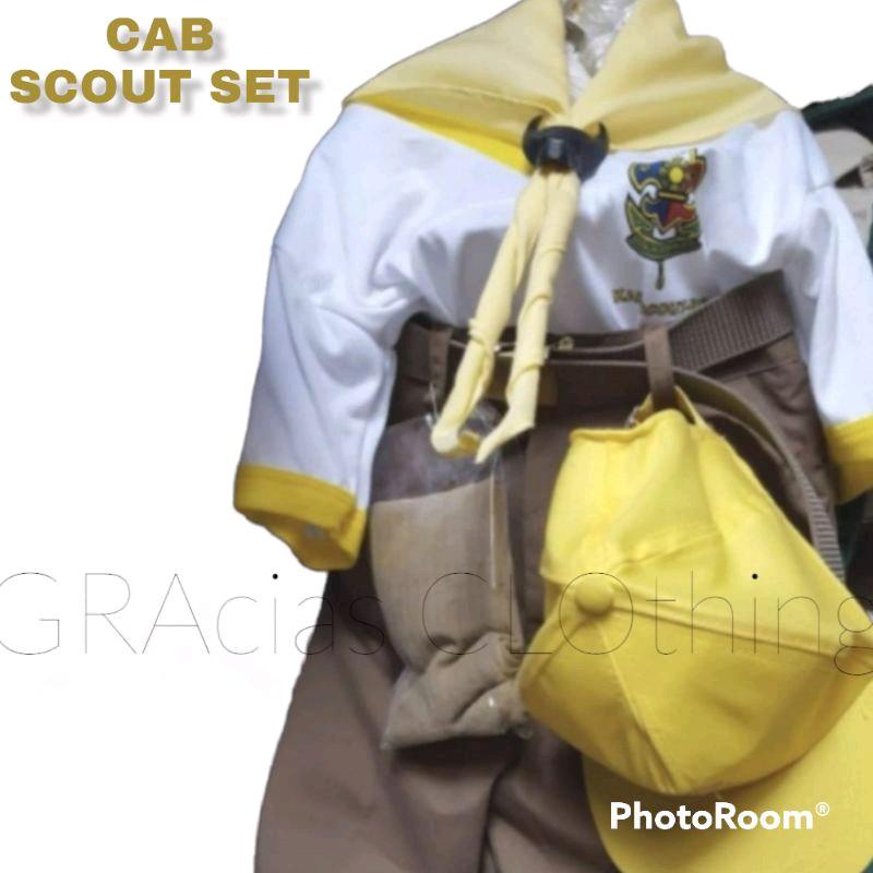 KAB SCOUT SET 7in1 coMPLETE CAP,PANYO,CARABAO,TSHIRT,BELT,SHORTS,MEDYAS ...