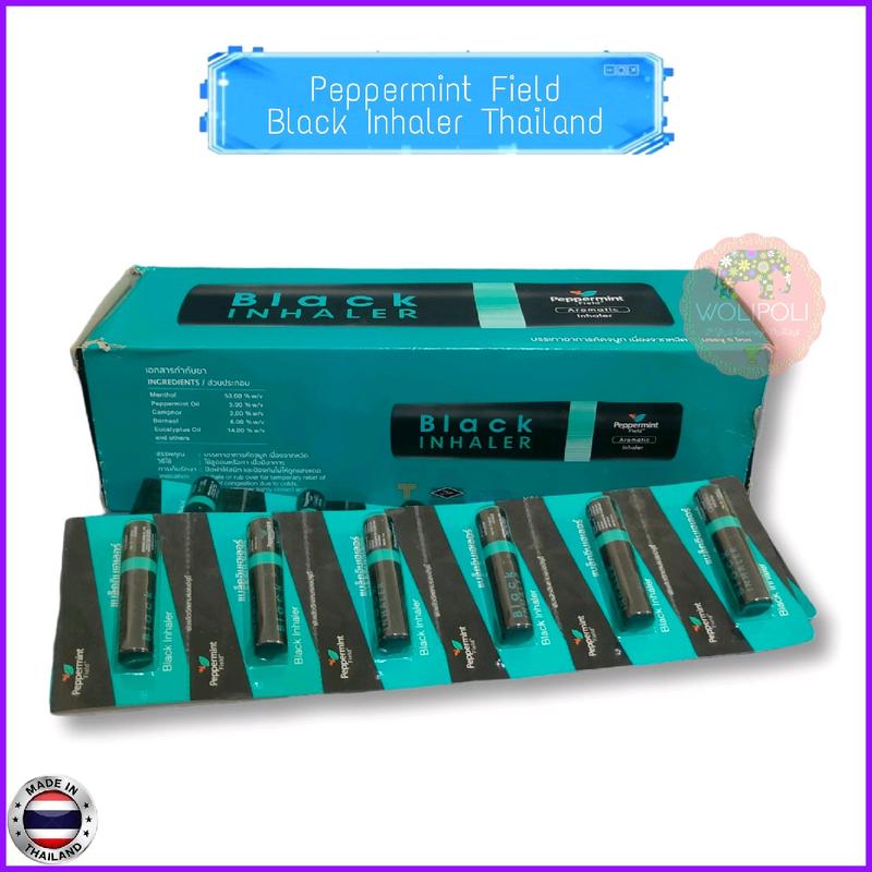 PEPPERMINT FIELD BLACK INHALER THAILAND 2 IN 1 Original Best - Shop ...