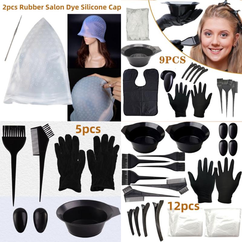 Rubber Salon Dye Silicone Cap 9/12 Hairdressing tool set, hair - TikTok ...